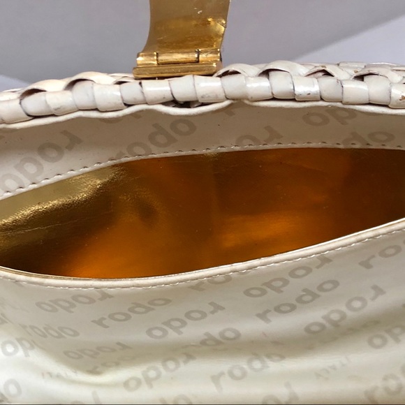 Rodo | Bags | Rodo Italian Made Hard Rattan Shoulder Bag | Poshmark